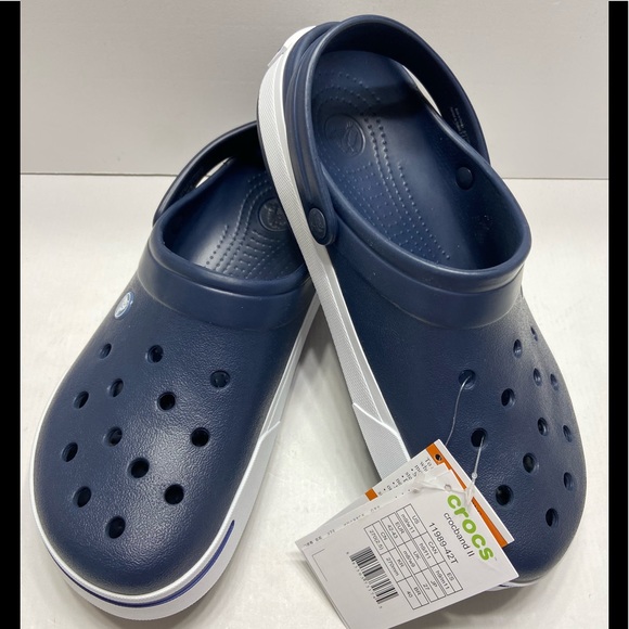 CROCS | Shoes | New Crocs Crocband Ii Unisex Clogs Navy Blue | Poshmark